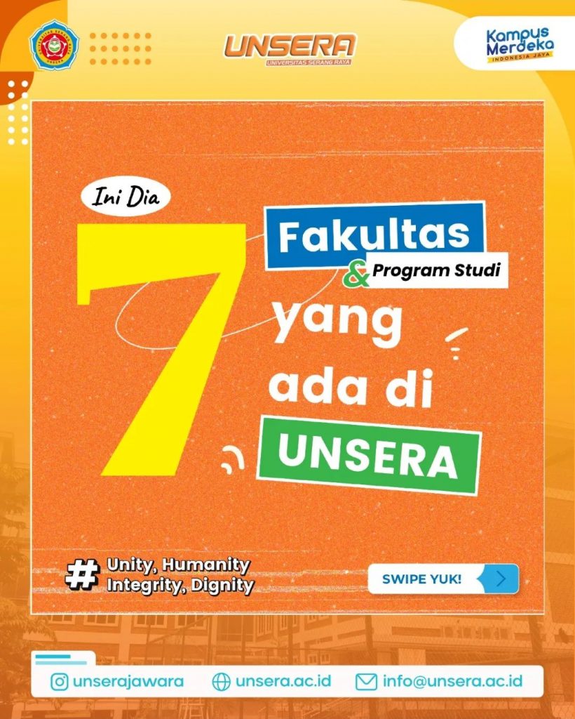 20 Jurusan di UNSERA (Universitas Serang Raya) – apa fakultas incaranmu ...